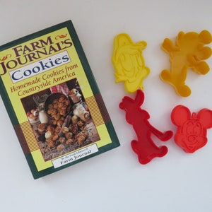 1980s Vintage Walt Disney Cookie Cutters - Set of 4 - Mickey Mouse ...