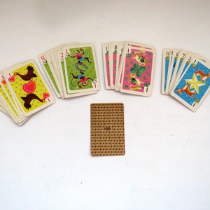 1963 HEARTS Playing Cards Game by Whitman Complete Full Deck Original ...