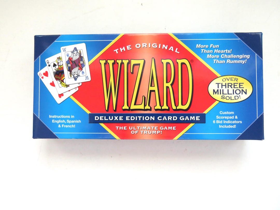 The Original WIZARD Deluxe Edition Card Game by US Games Systems - NEW Complete Boxed Set ...