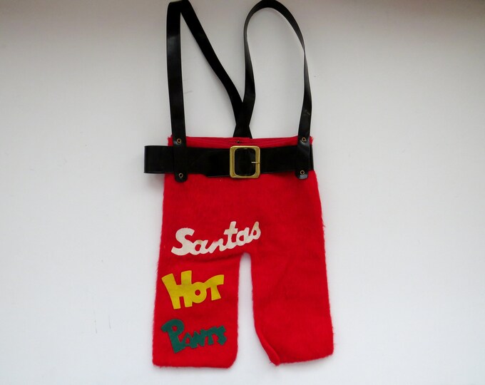 Santa Claus Pants Christmas Stocking - Santas Hot Pants Fireplace ...