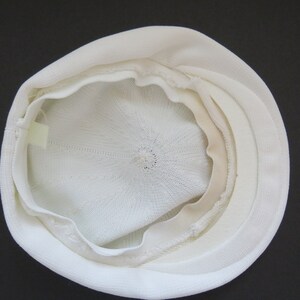 1980s White French Beret Cap Size Large Tropic Cap Unisex - Etsy