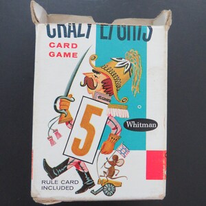 1951 Crazy Eights Playing Cards by Whitman - COMPLETE Full Deck ...