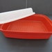 Tupperware Large Season Serve Marinade Container Paprika Orange Plastic ...