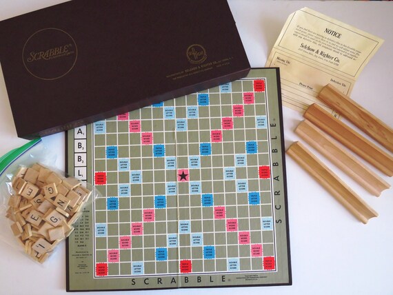 1948 to 1953 Scrabble Board Game by Selchow Righter 100 - Etsy