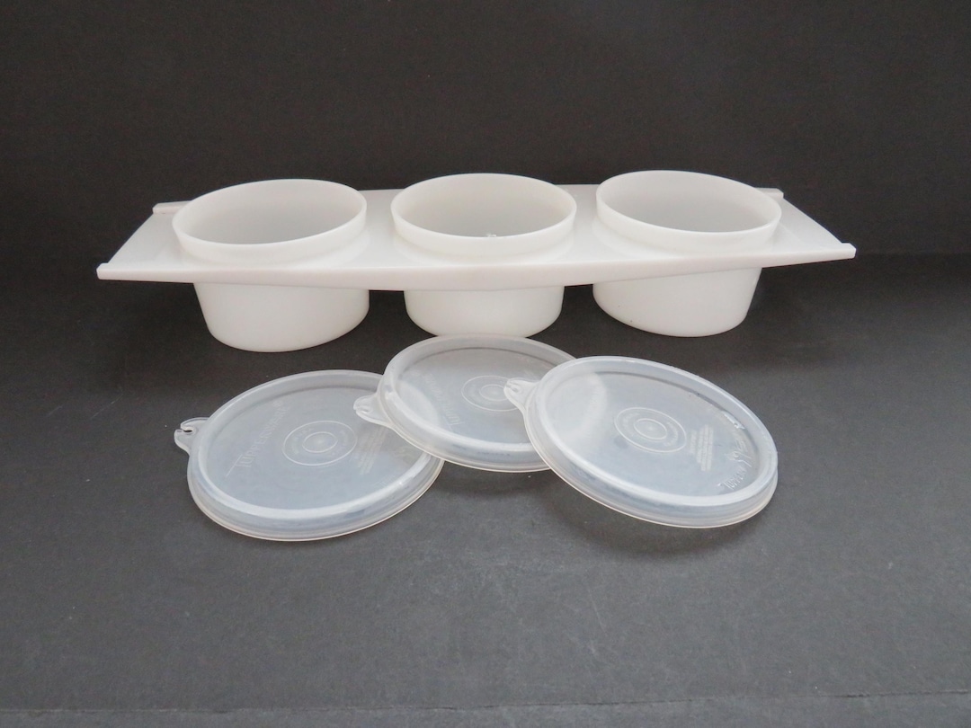 Vintage Tupperware Relish Container - 3 Part Divided Condiment Tray ...