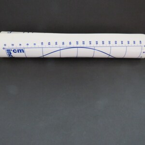 Vintage Tupperware Pastry Mat - Sheer White and Blue Plastic - Pastry ...