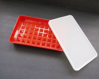 Tupperware Large Season Serve Marinade Container Paprika Orange Plastic ...