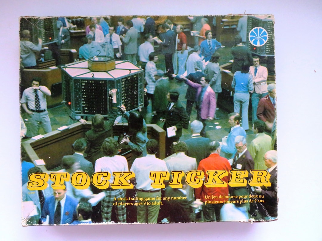 1970s Stock Ticker Board Game by Copp Clark Buy Sell Stocks Stock ...