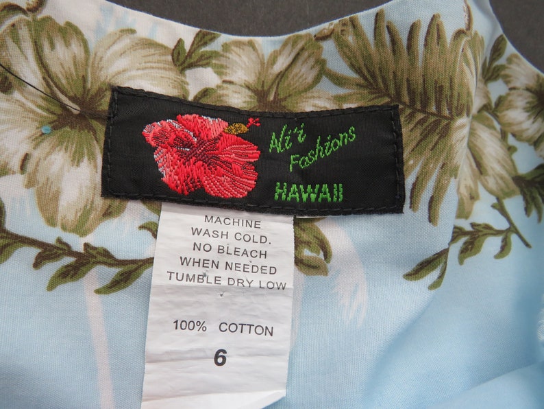 Little Girls Hawaiian Aloha Dress by Alii Fashions Size 6 - Etsy