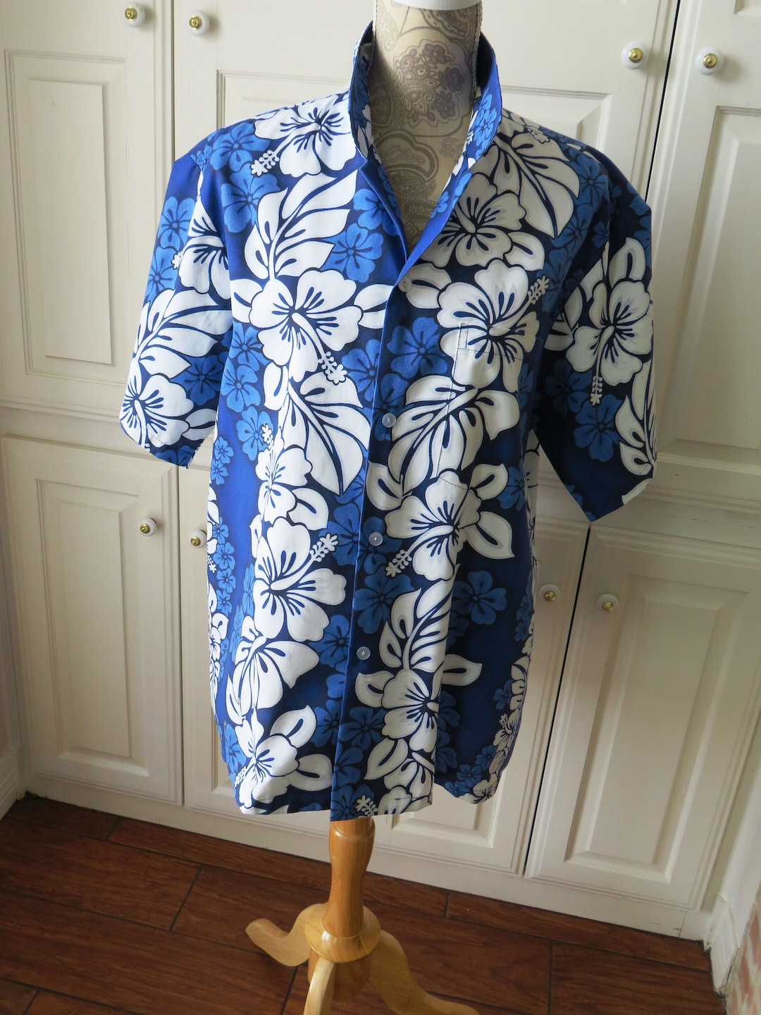 Mens Hawaiian Aloha Shirt by Jade Fashions - Size M to L - White ...