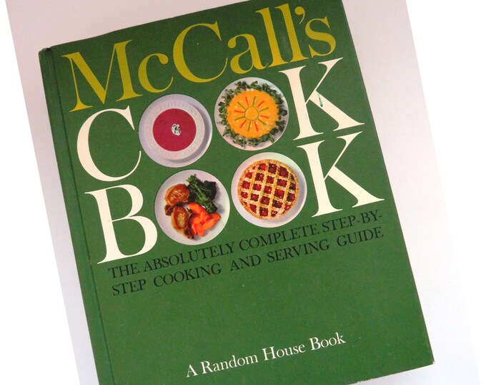 1963 Mccalls Cookbook - Retro 11th Ed - Green Hard Cover Cook Book ...