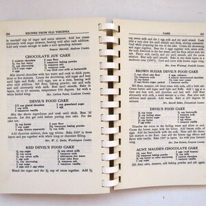 1981 Recipes From Old Virginia Cookbook by the Virginia Federation of ...