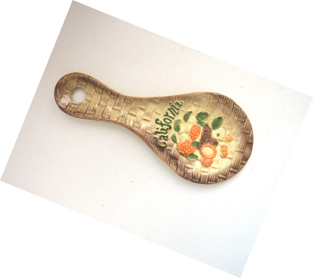 Vintage CALIFORNIA Spoon Rest by Karol Western - California State ...