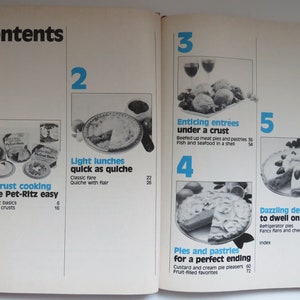 Pie Shell Creations From Pet Ritz Cookbook - 1979 Hardback Cook Book ...
