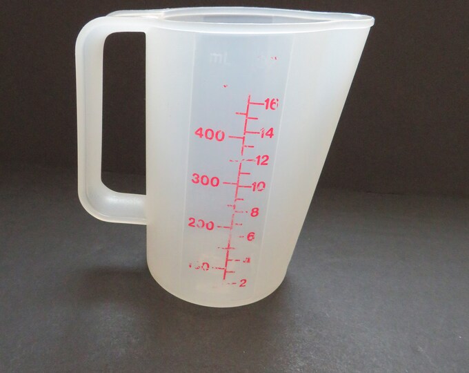 1970s Tupperware 2 Cup Measuring Pitcher - Retro Vintage Tupperware ...