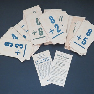 1950s Vintage Addition Flash Cards by Whitman Home School - Etsy