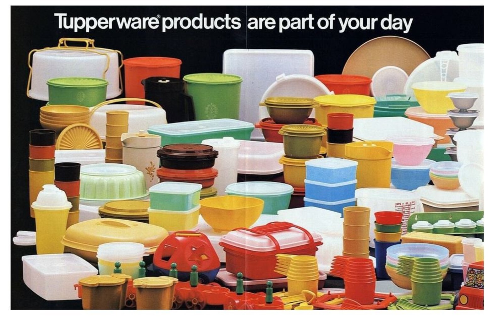 1980s Tupperware Sheet Cake Cupcake Taker 3 Pc Rectangle - Etsy