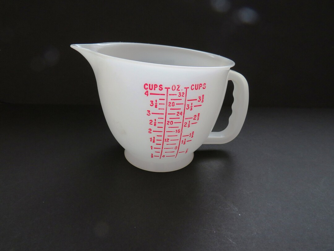 1970s Tupperware 4 Cup Measuring Cup Pitcher Retro Mix N - Etsy