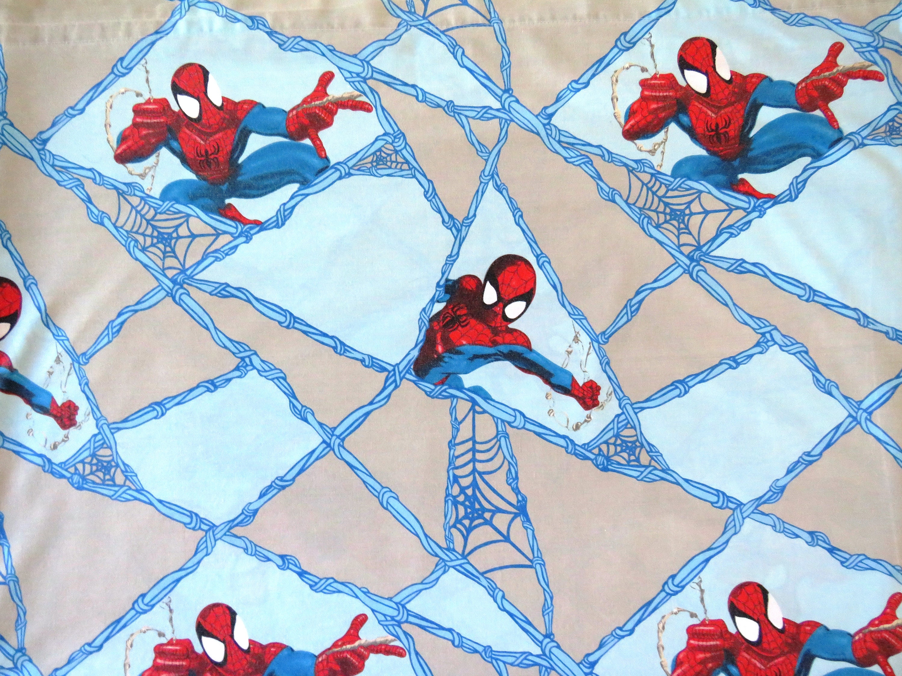 Vintage SPIDERMAN Twin Flat Sheet - Amazing Spider Man Bedding - Comics ...