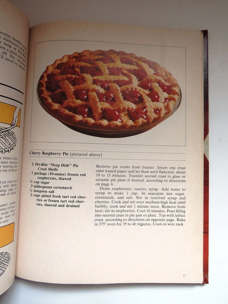 Pie Shell Creations From Pet Ritz Cookbook 1979 Hardback - Etsy