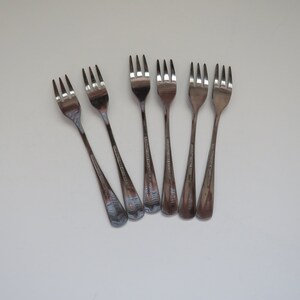 Vintage Cocktail Seafood Forks by International Silver Set of 6 Small ...