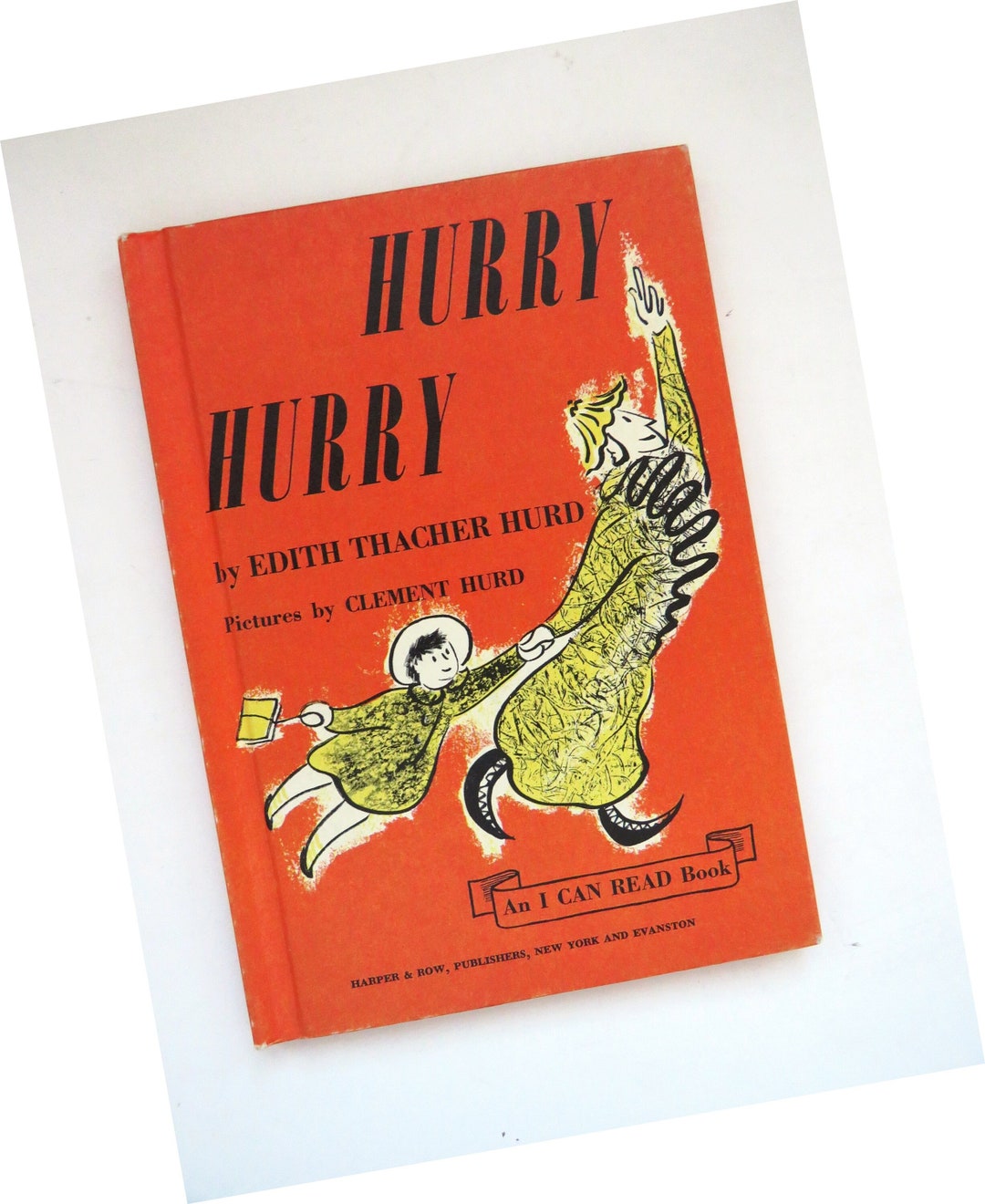 1960s HURRY HURRY by Edith Thacher Hurd - an I Can Read Happy Ending ...