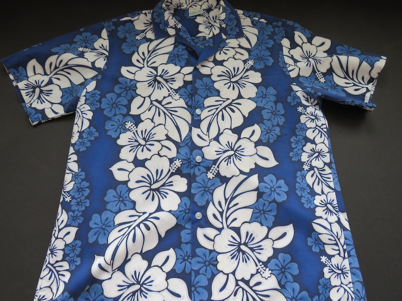 Mens Hawaiian Aloha Shirt by Jade Fashions - Size M to L - White ...