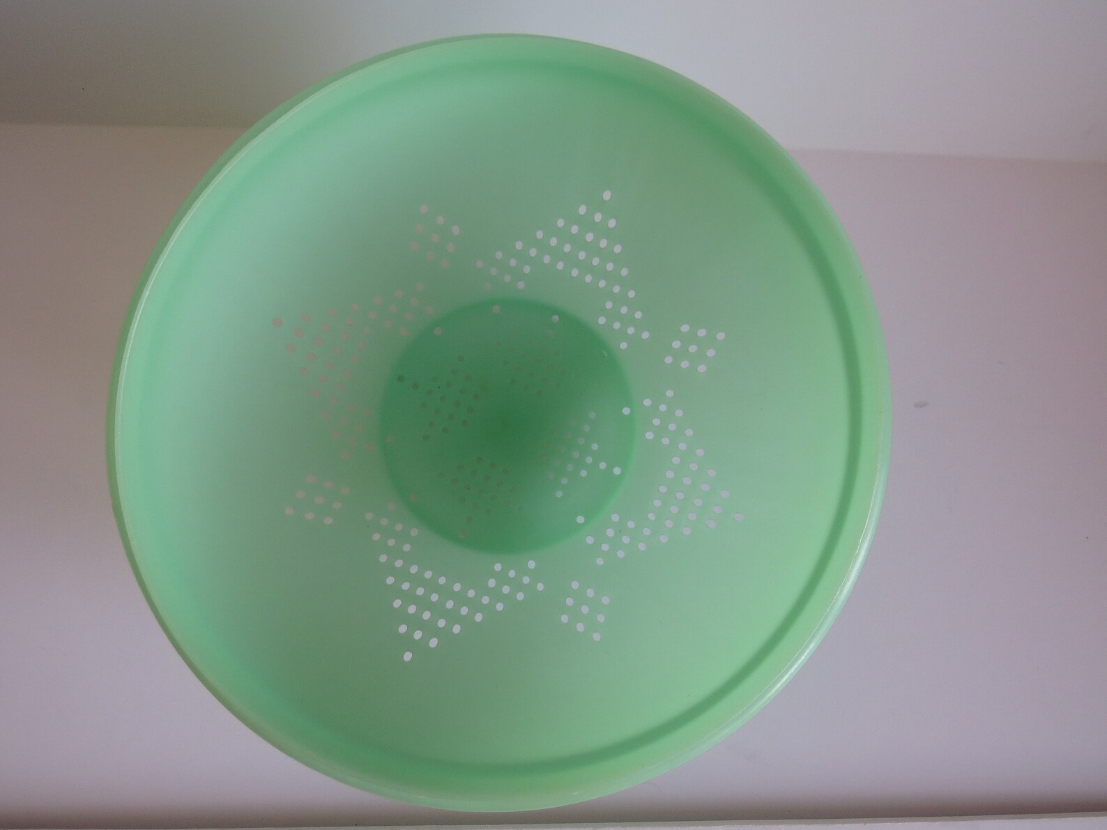 1970s Tupperware Colander Jadite Green Footed Strainer | Etsy