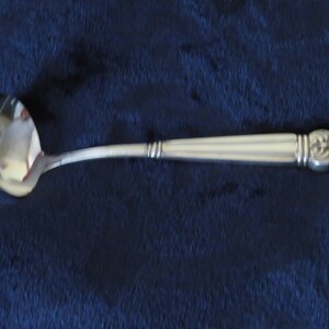 Vintage Gravy Ladle Monarch Plate National Silver Company Scroll Handle ...