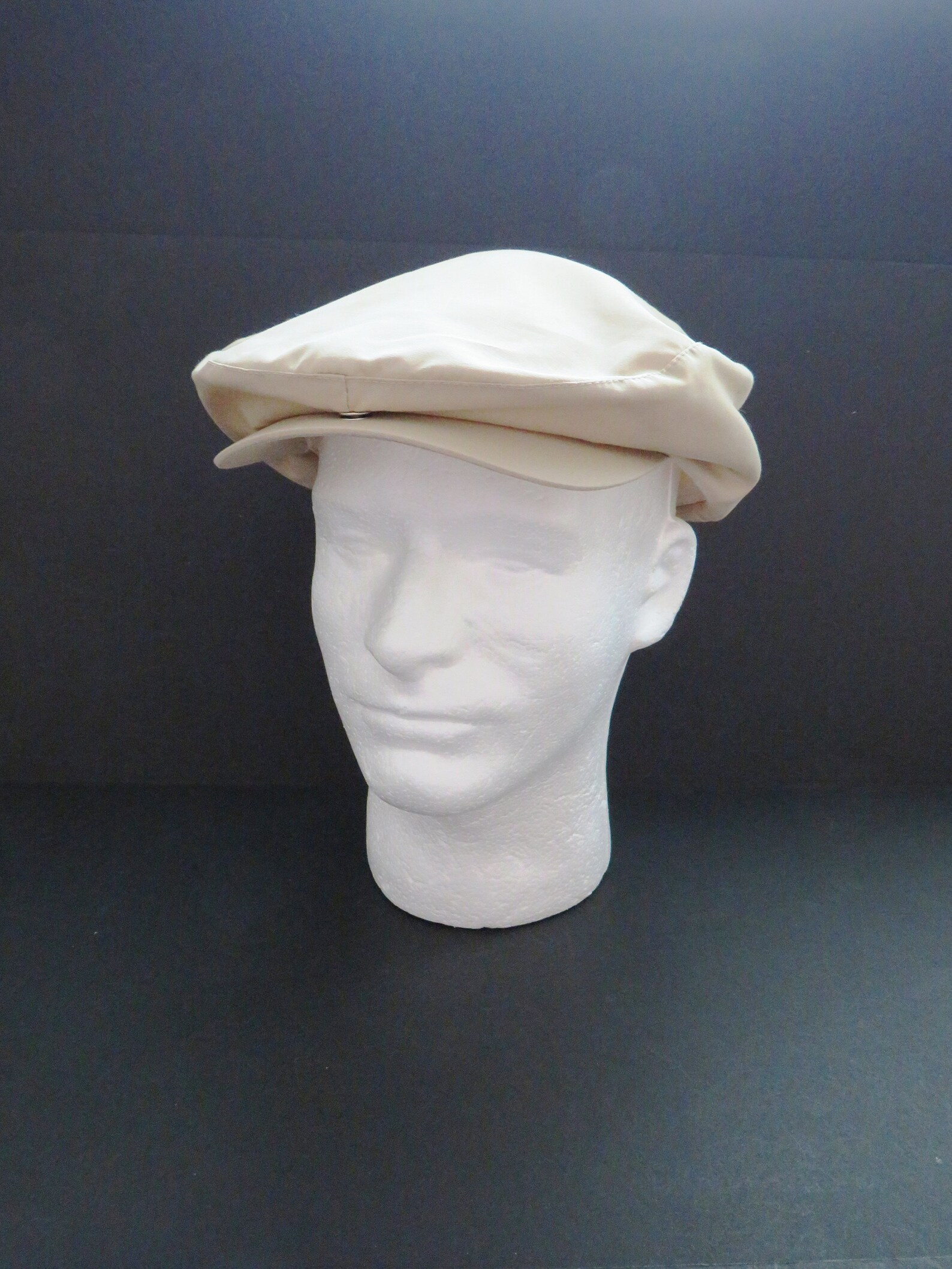 Vintage Khaki Tan Cap Hat by BASIX Size Large Hipster - Etsy