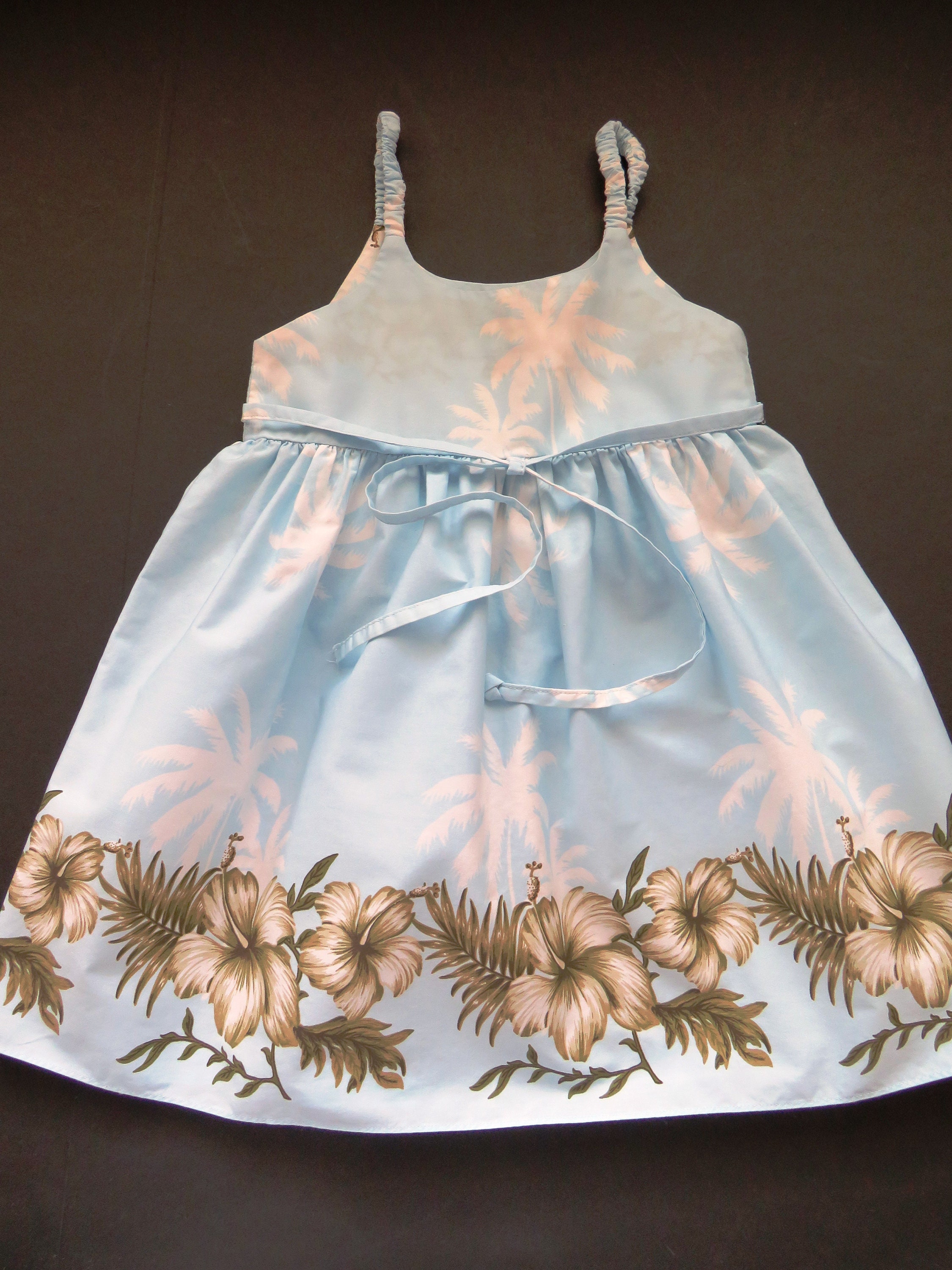 Little Girls Hawaiian Aloha Dress by Alii Fashions Size 6 - Etsy