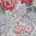 Vintage Floral Queen Flat Sheet by Springmaid Blue Pink Yellow Flowers ...
