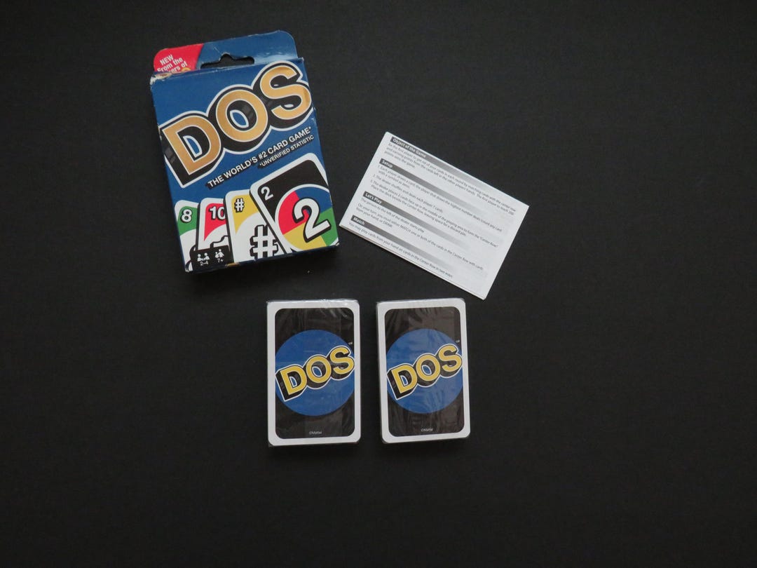 DOS Card Game by Mattel Games - UNUSED Sealed Complete Boxed Set With ...