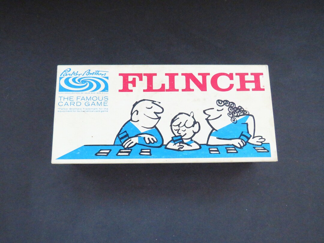 1963 FLINCH Card Game by Parker Brothers Numerical Card Game Complete ...
