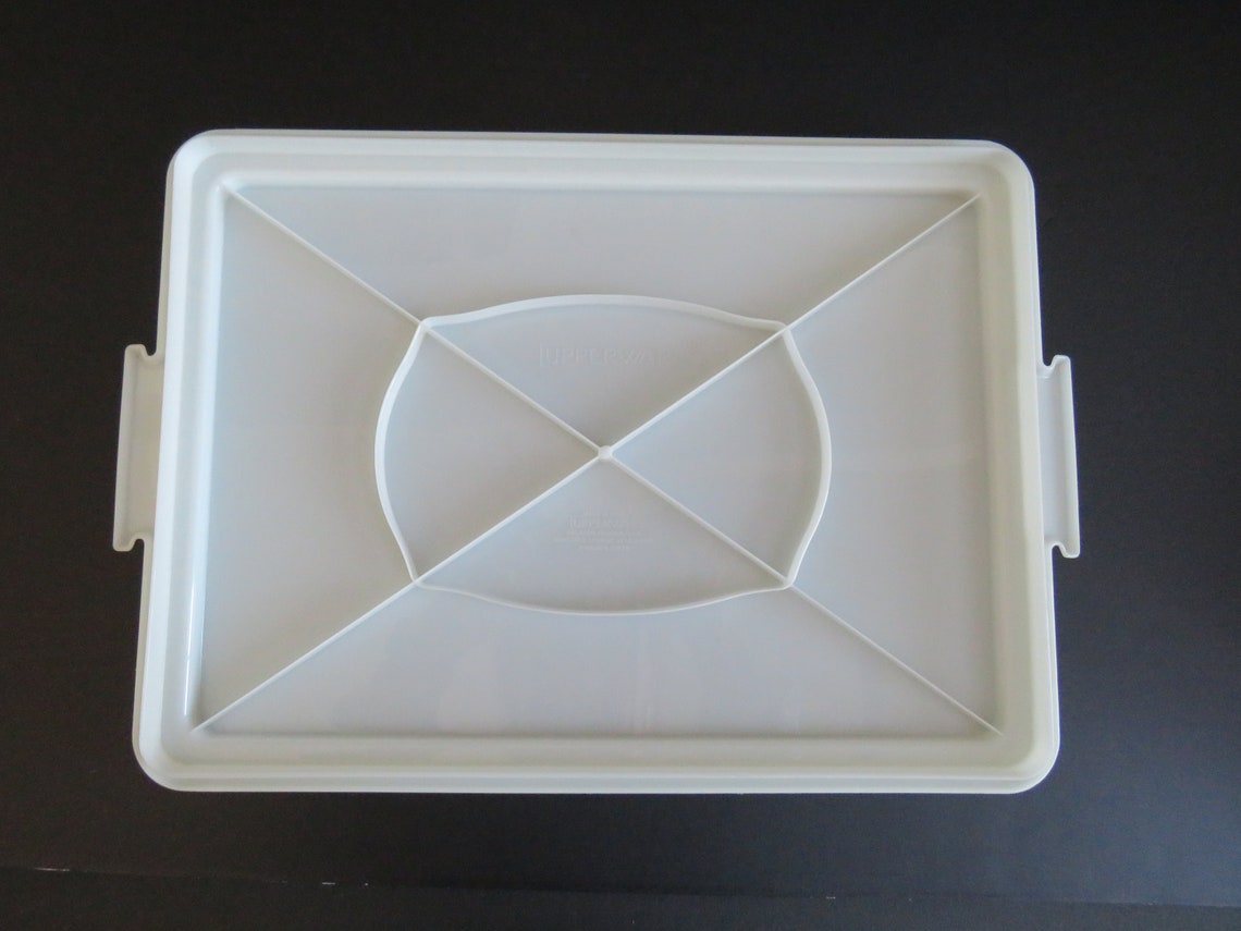 1980s Tupperware Sheet Cake Cupcake Taker 3 Pc Rectangle - Etsy