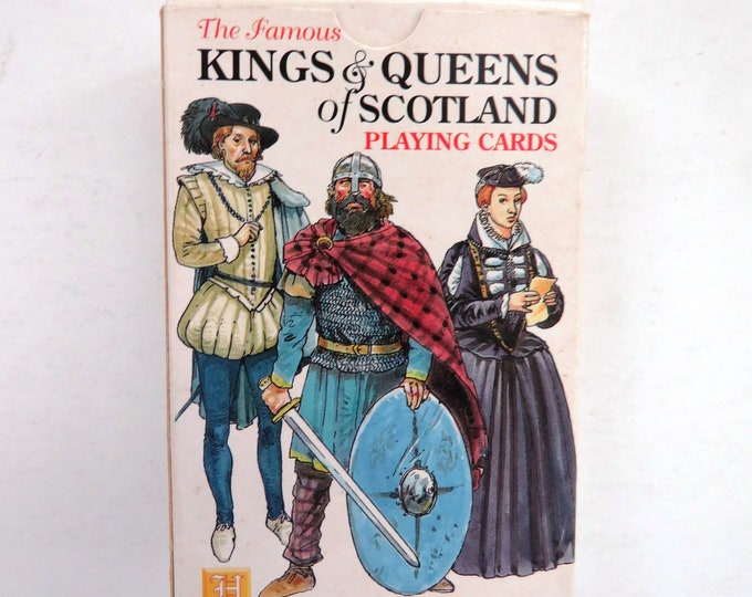 1992 the Famous KINGS QUEENS of SCOTLAND Playing Cards by Heritage ...