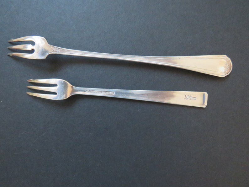 SIX Vintage Cocktail Forks Seafood Appetizer Pickle Forks - Etsy