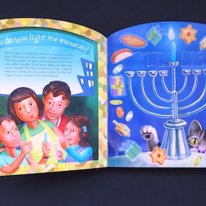 Hanukkah Lights Book by Ben Lakner - 25 Flaps to Open - Jewish Holiday ...