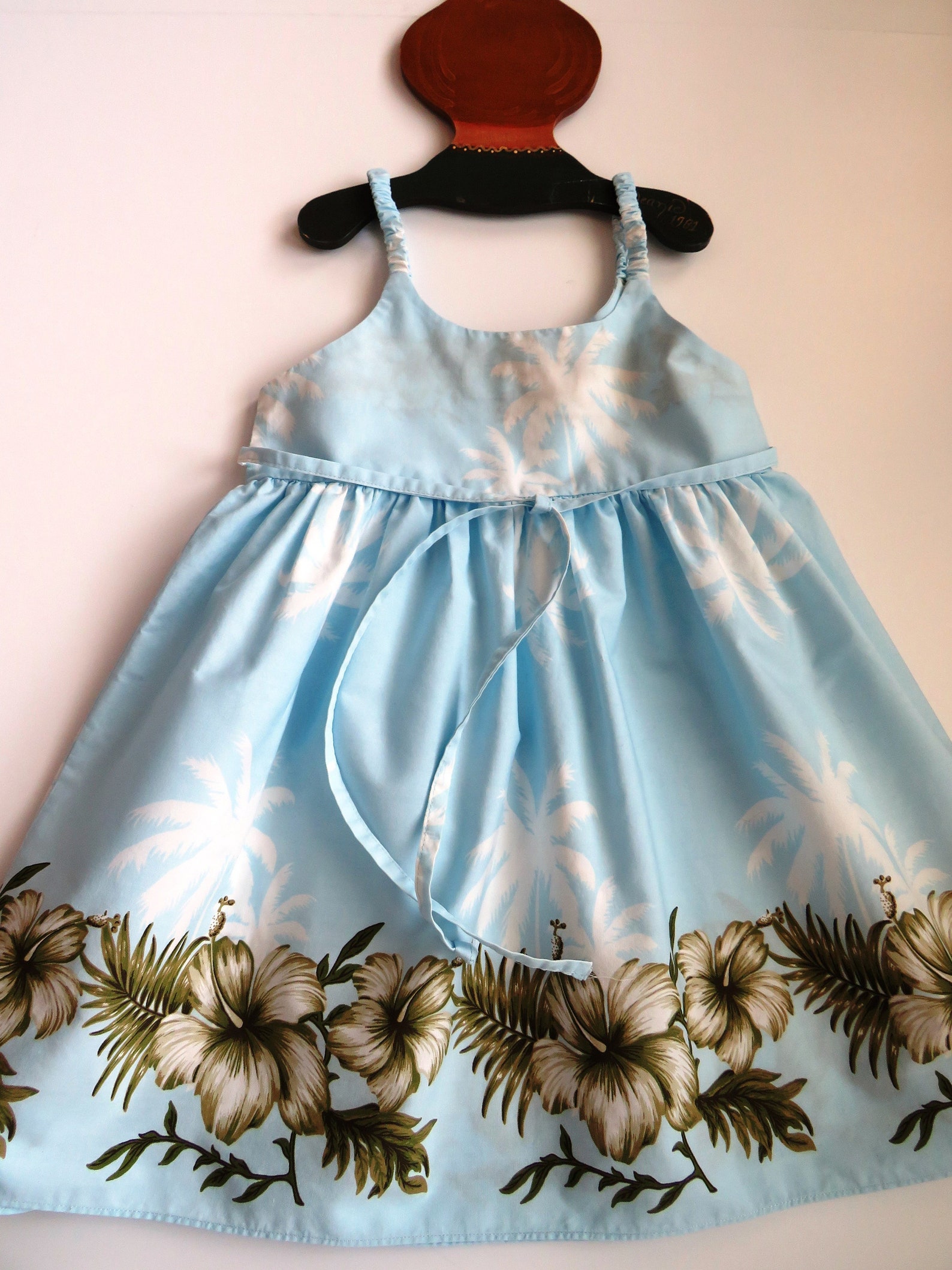 Little Girls Hawaiian Aloha Dress by Alii Fashions Size 6 - Etsy