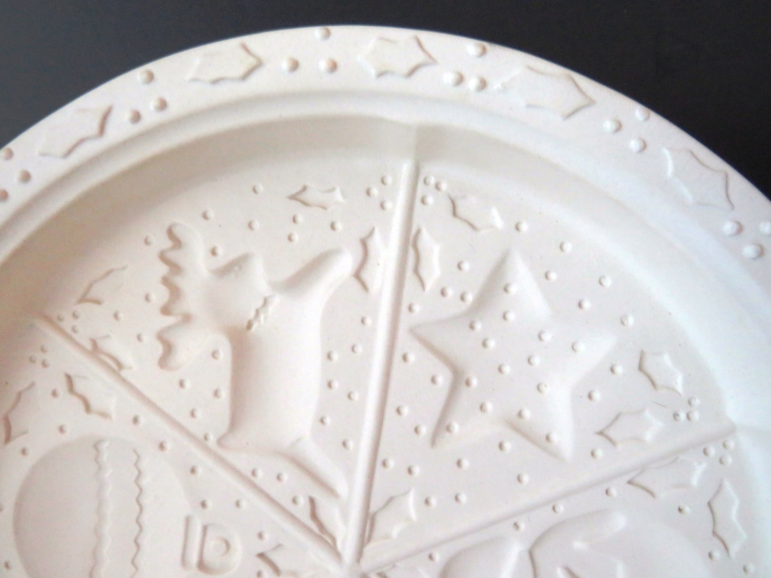 1993 Round Christmas Shortbread Cookie Mold by Hartstone - Etsy