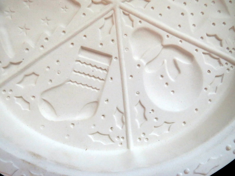 1993 Round Christmas Shortbread Cookie Mold by Hartstone - Etsy