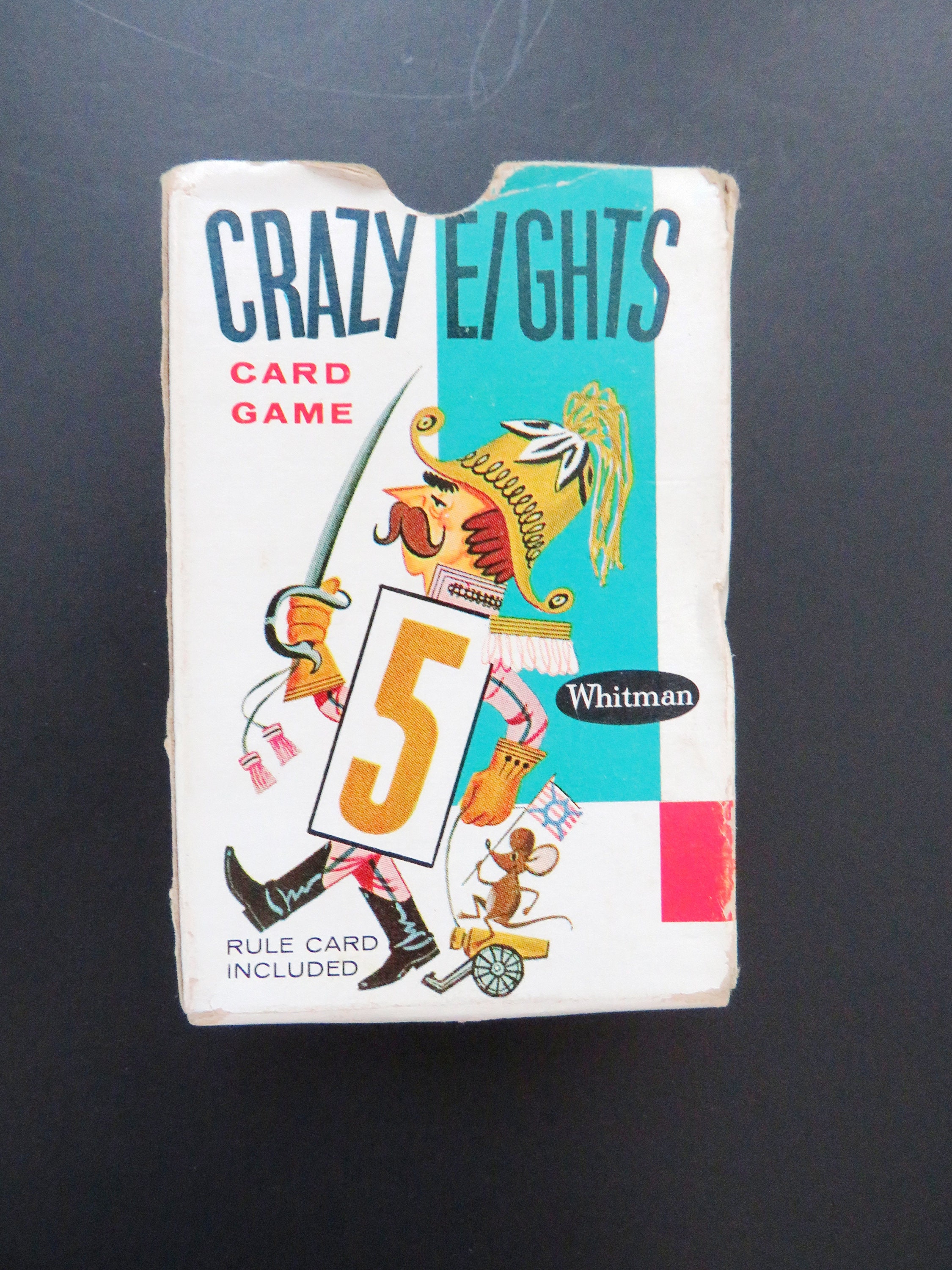 1951 Crazy Eights Playing Cards by Whitman - COMPLETE Full Deck ...