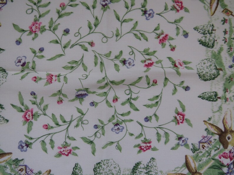 4 Easter Bunny Cotton Napkins Bunny Rabbit Napkins Peter - Etsy