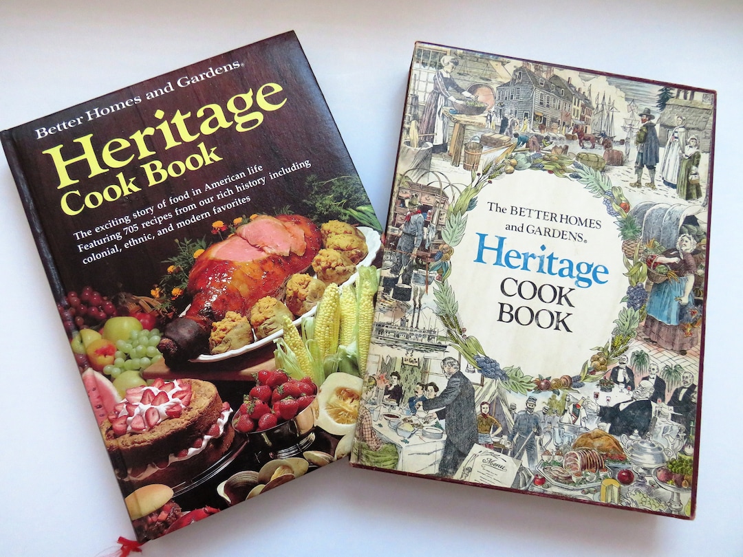 1976 Better Homes and Gardens Heritage Cookbook in Box Sleeve Colonial ...