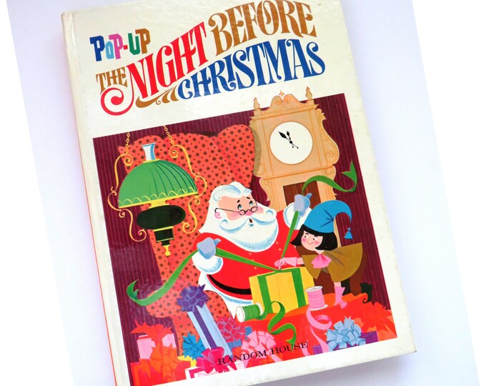 1967 Pop up the Night Before Christmas by Clement Moore Random House ...