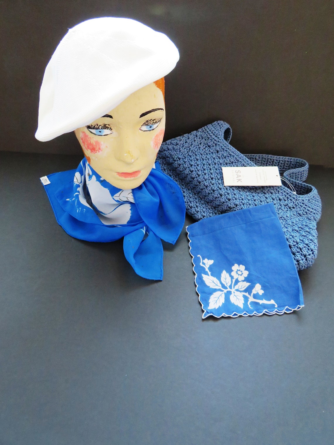 1980s White French Beret Cap Size Large Tropic Cap Unisex - Etsy