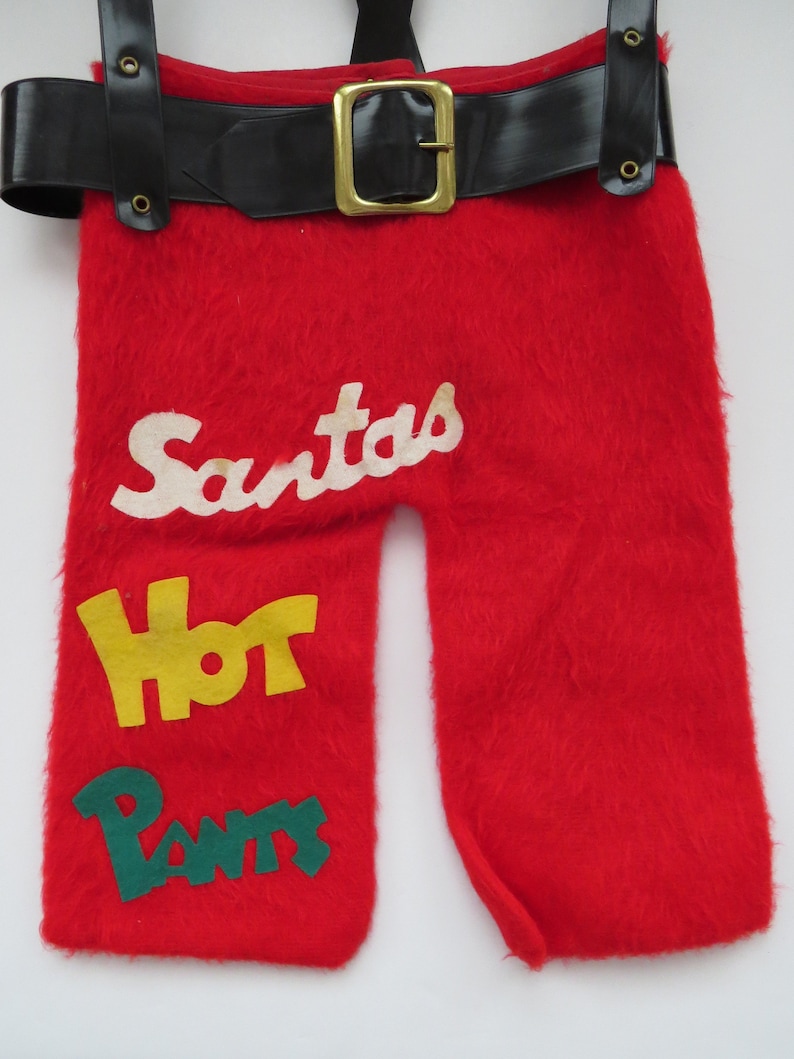 Santa Claus Pants Christmas Stocking Santas Hot Pants | Etsy