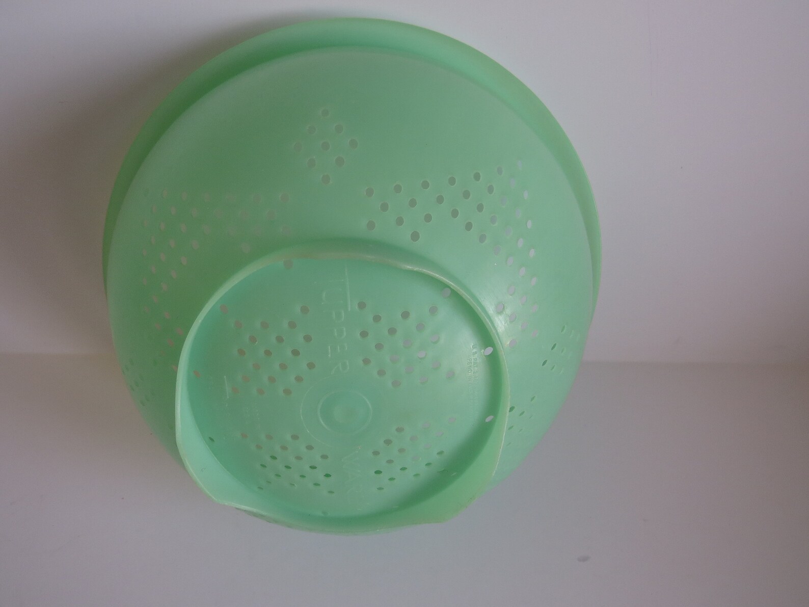 1970s Tupperware Colander Jadite Green Footed Strainer | Etsy