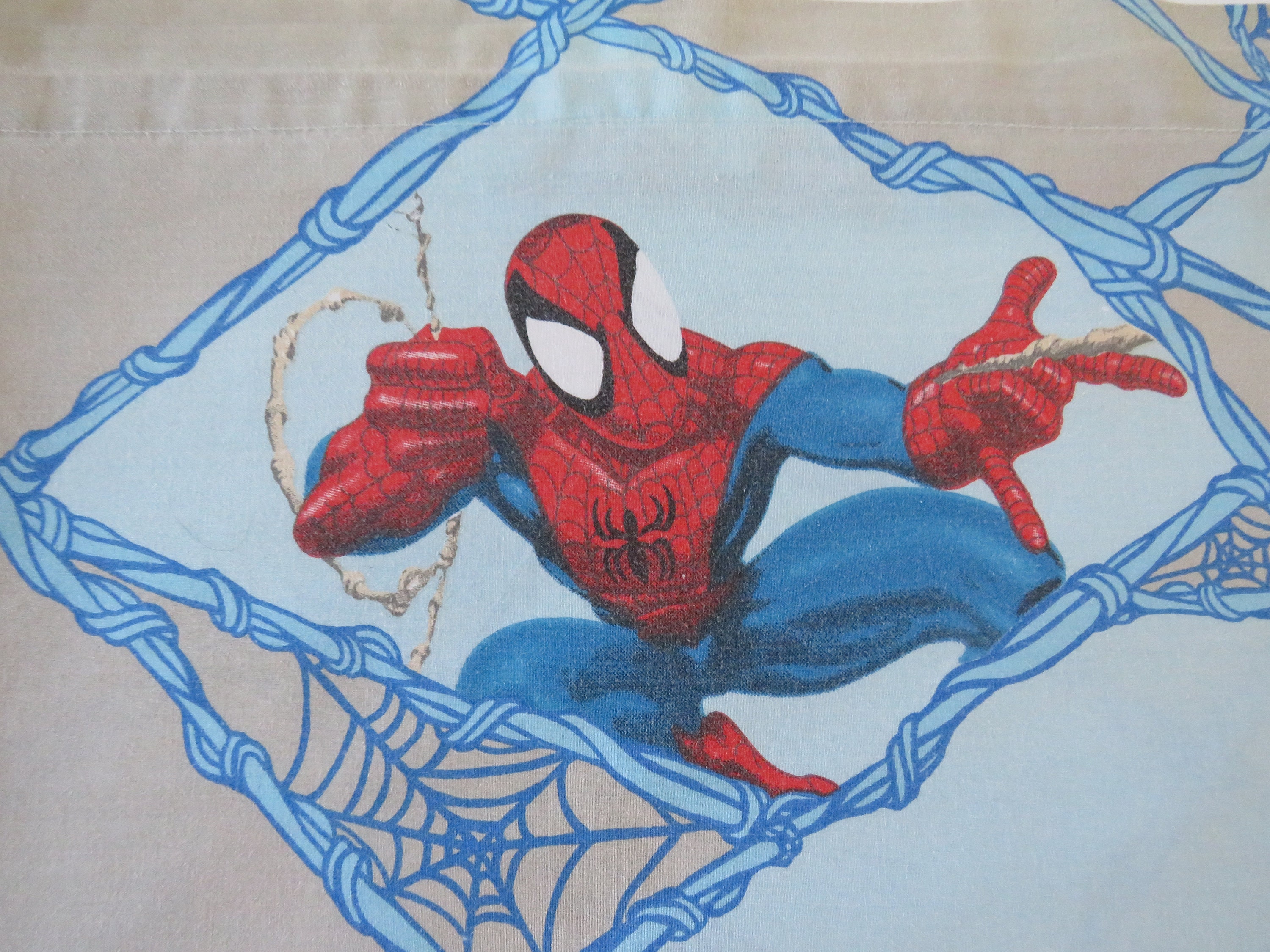 Vintage SPIDERMAN Twin Flat Sheet - Amazing Spider Man Bedding - Comics ...