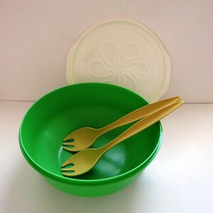 1970s Tupperware Salad Forks - Set of 2 Harvest Gold Salad Forks ...